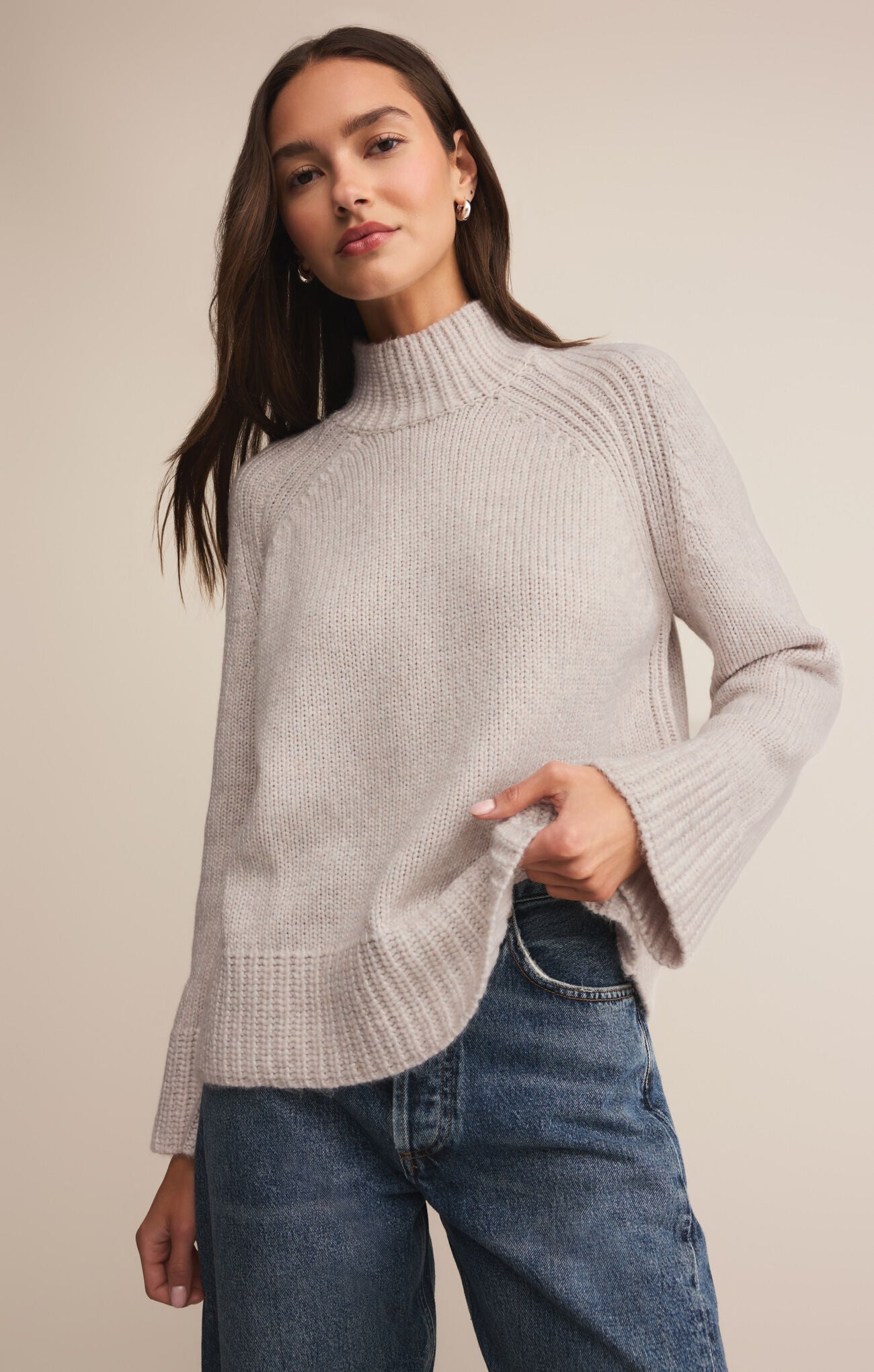Emerge Funnel Neck Sweater – Pretty is Pink Boutique